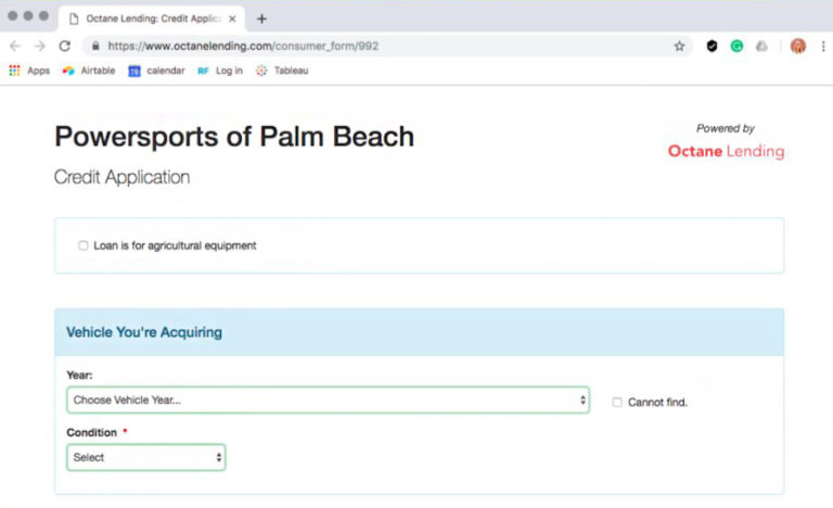 A Financing Application for Your Dealer Website - Roadrunner Financial